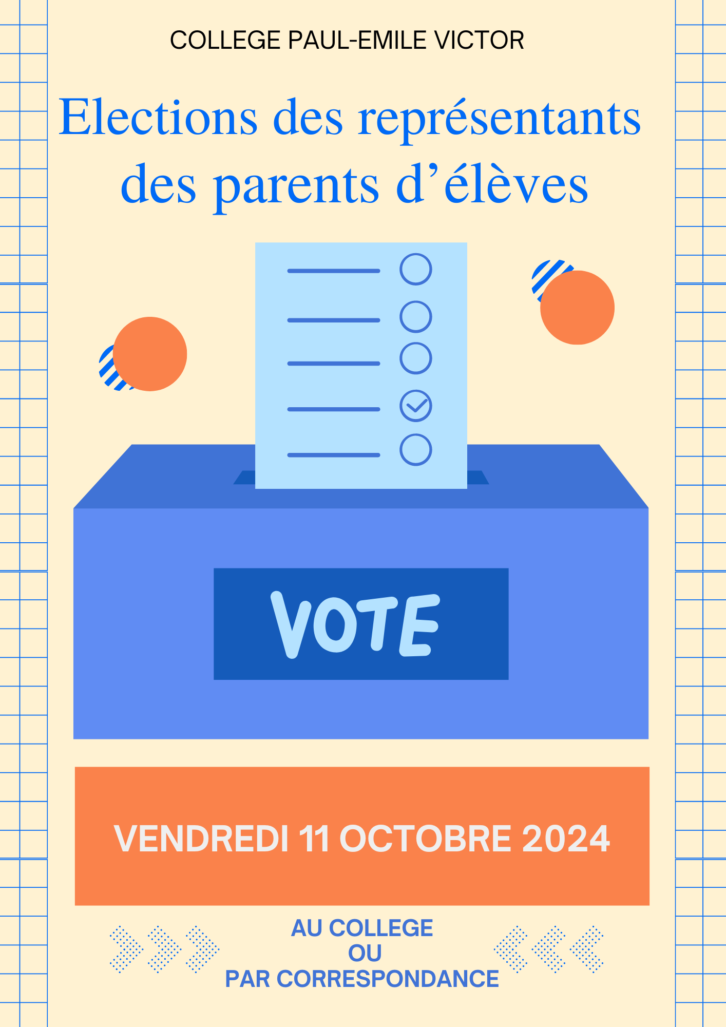 Élections des représentants des parents d’élèves – Collège Paul-Emile ...